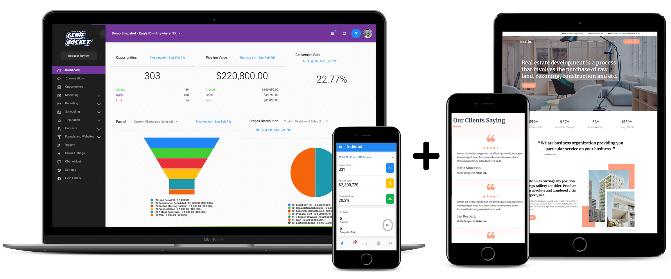 Free Trial Sign Up - Genie Rocket
