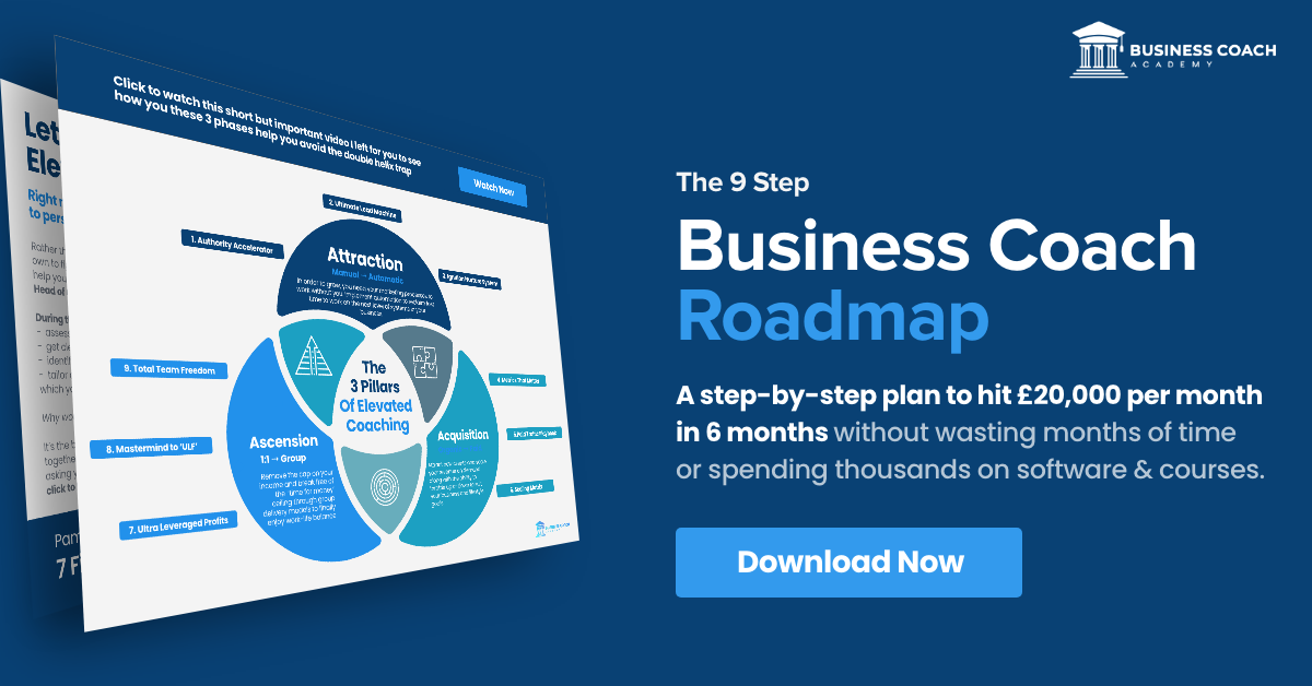The 9 Step Business Coach Roadmap | Business Coach Academy