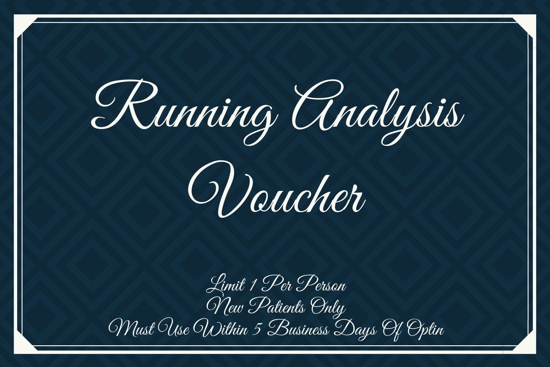Running Analysis Voucher