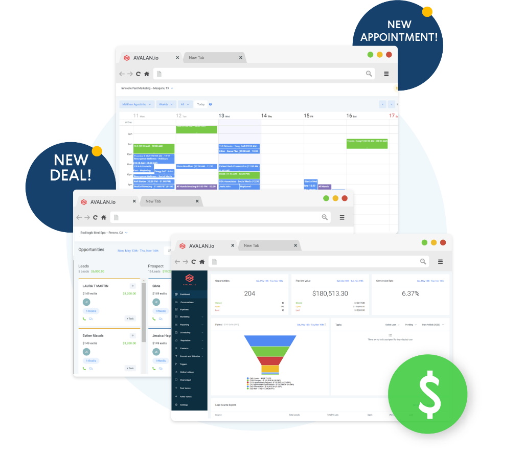 Avalanche 360 - Sales And Marketing Automation CRM