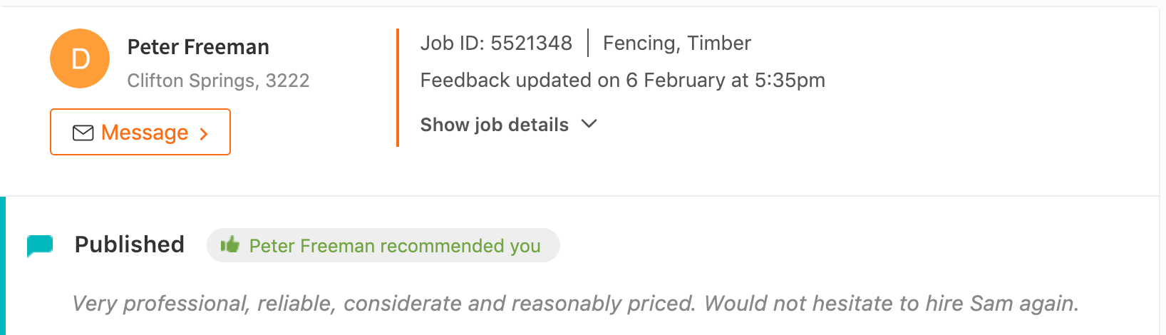 Sam Parisi - SP Landscaping and Fencing