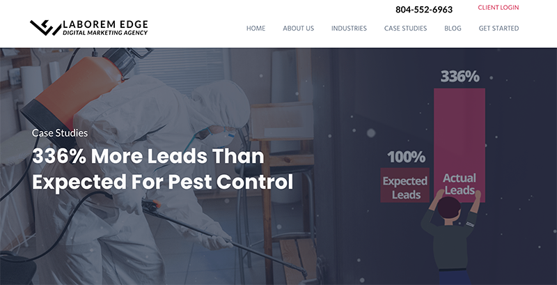 336% More Leads Than Expected For Pest Control | Case Study