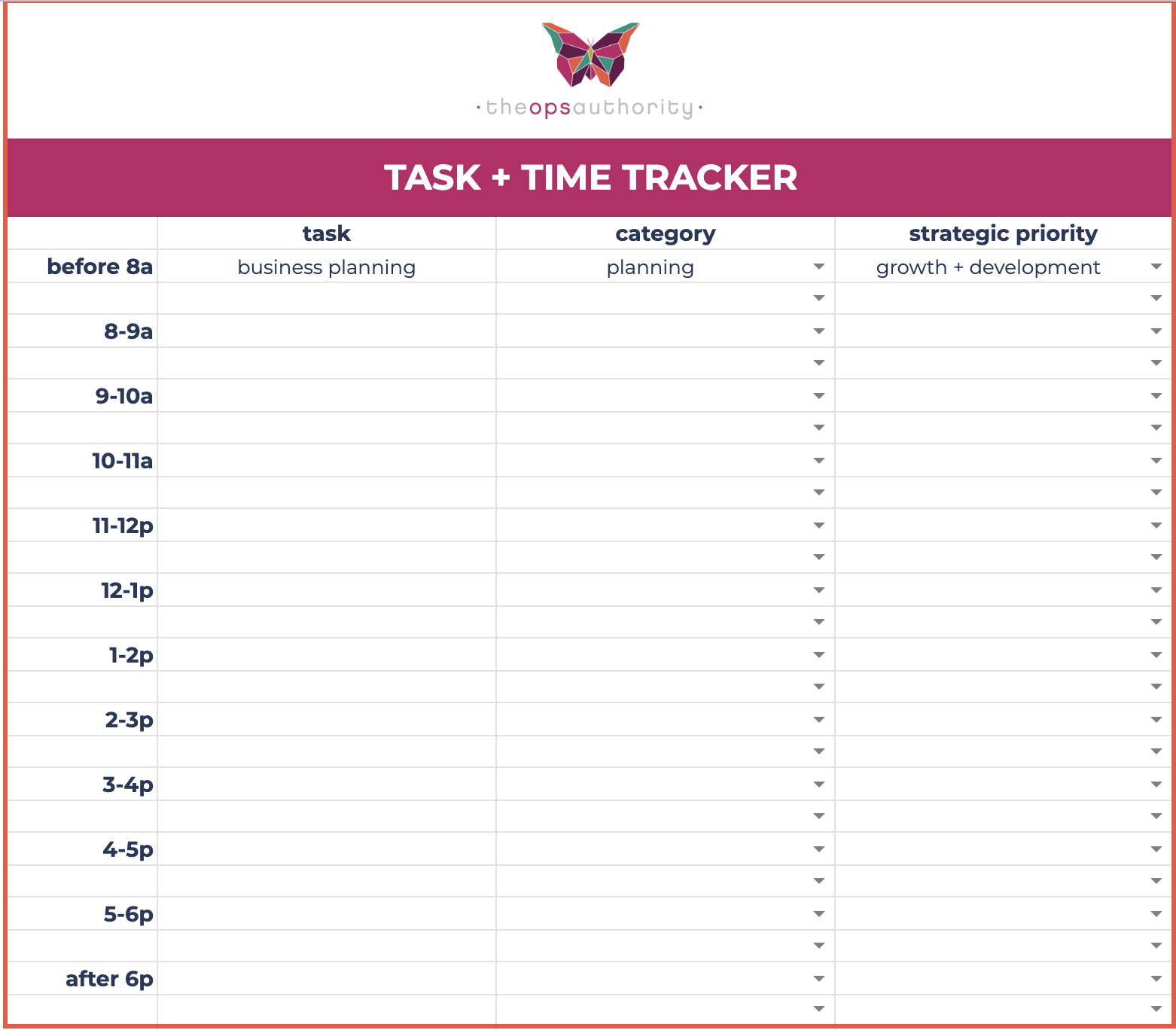 Time & Task Tracker
